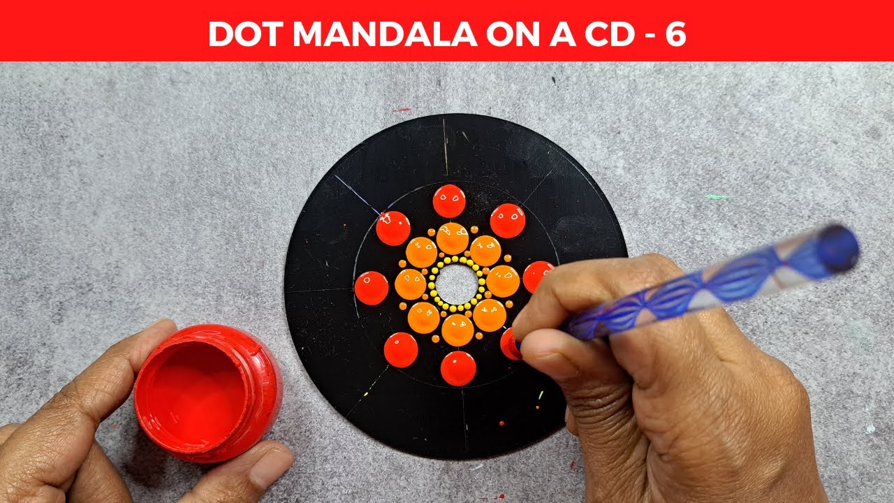 Dot Painting | Dot Art | Dot mandala | Step by step | CD 6 | 2023 | ATM ...