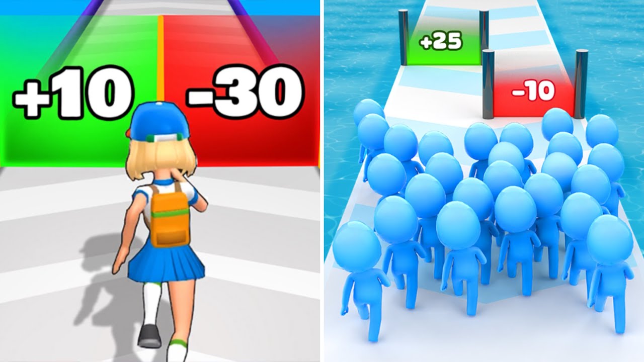 Monster Squad Rush Vs Count Master 3D🔴 ️🔴Good Looking Max Mobile Gameplay - YouTube