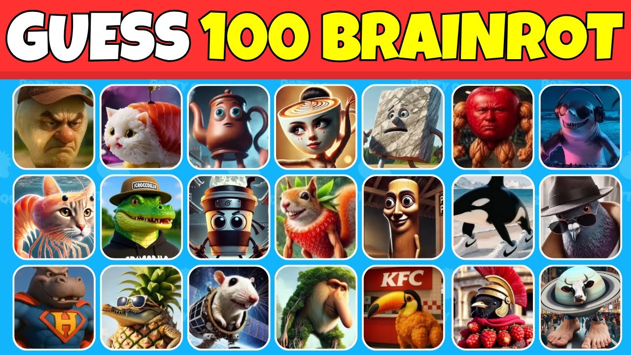 Can You Guess Italian Brainrot Animals In 5 Seconds? | Top 100 Brainrot ...