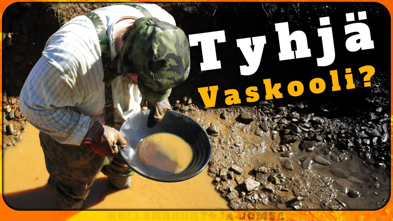 Stripping Ground and Sluicing for Gold - YouTube