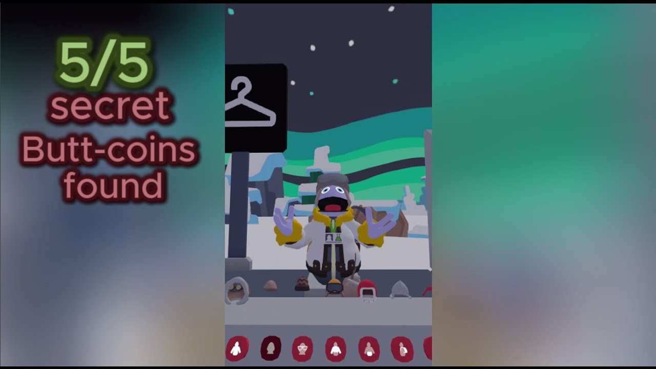 All of the yeeps Butt-coins in the Outpost Map - YouTube