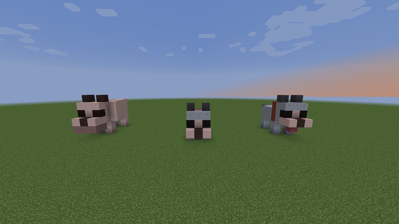 Dog Building | Minecraft Building | I Can't Build - YouTube