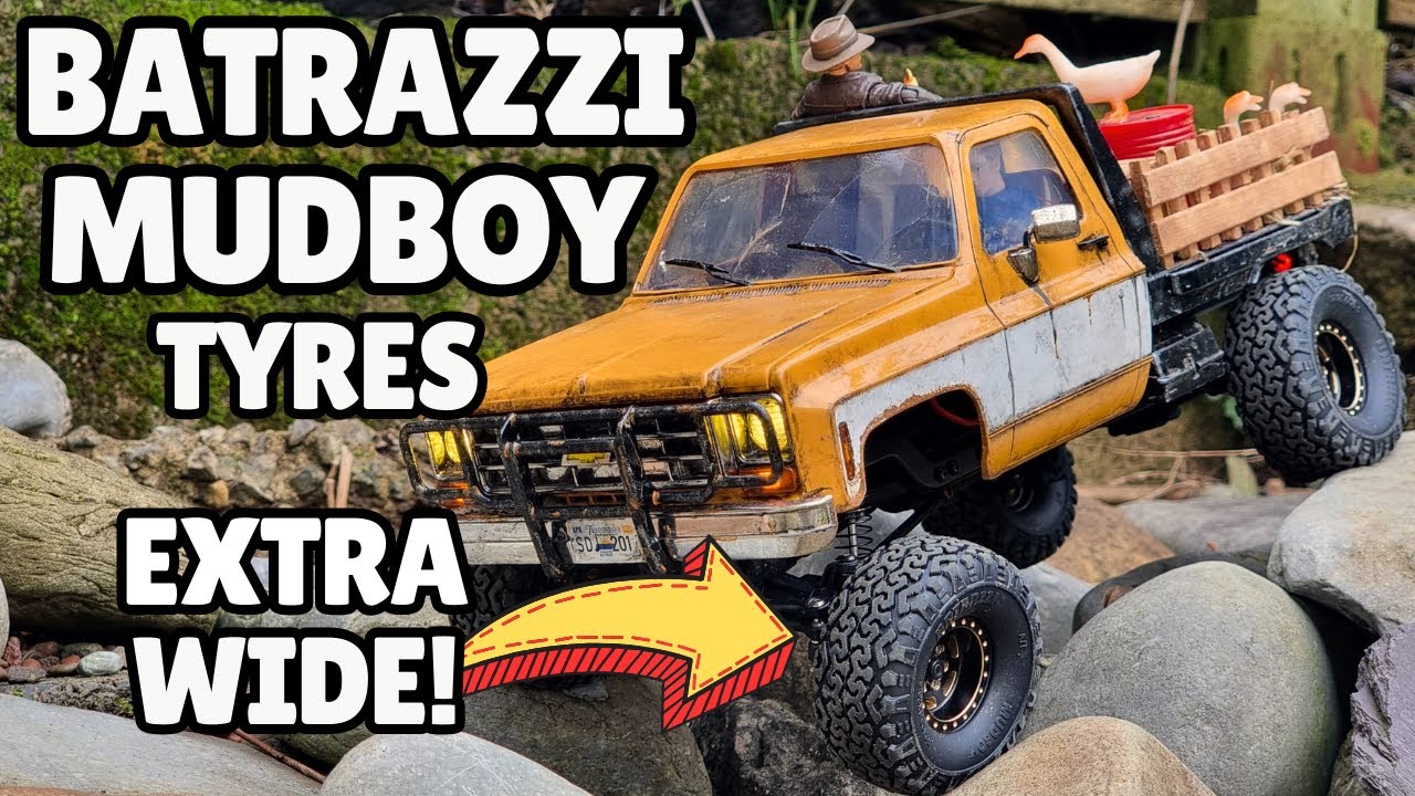 Is BIGGER Really BETTER? - Batrazzi Mudboy Tyres Review - YouTube