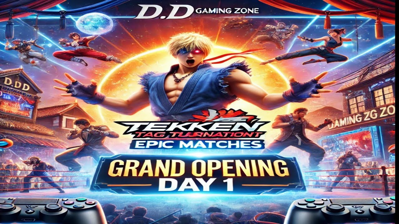 Tekken Tag Tournament - Epic Matches |D.D Gaming Zone In Village Grand ...