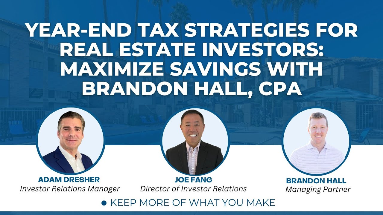 Year-End Tax Strategies for Real Estate Investors with Brandon Hall ...