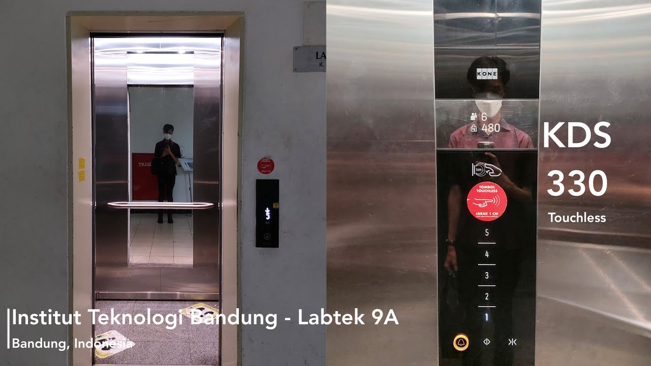 KONE MiniSpace Elevator with KDS 330 Touchless at Institut Teknologi ...