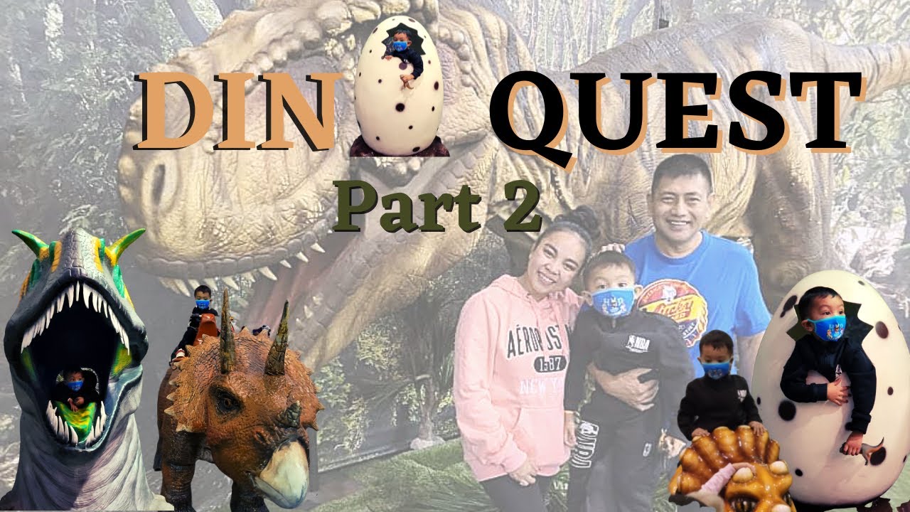 Dino Quest 2021 | Jurassic Quest Rides and Experience | Life Size ...