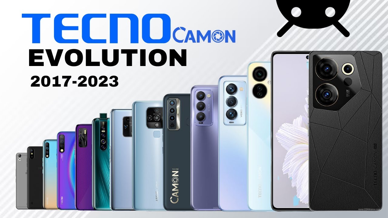 Evolution of Tecno Camon Series 2017-2023 | Tecno Evolution - YouTube
