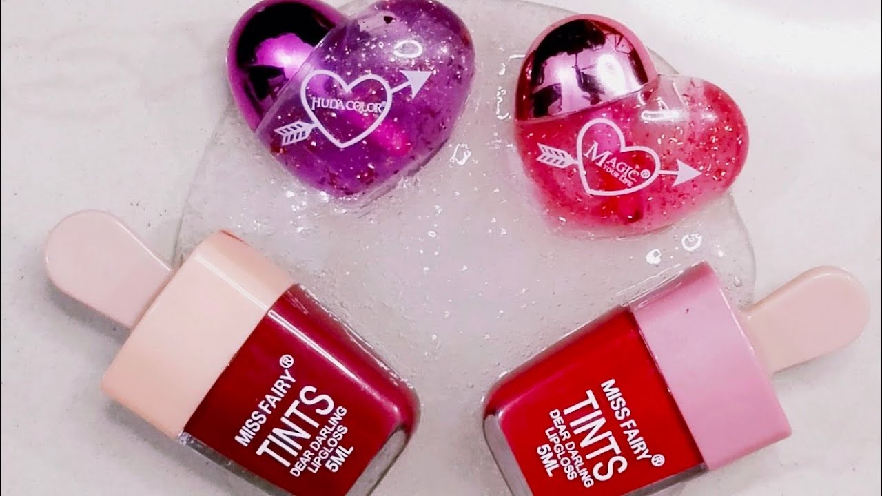 Mixing Cute Makeup Into Slime 💕! Satisfying Slime Video!#slime #asmr # ...