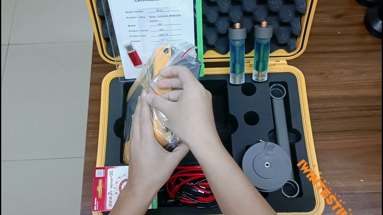 IWIN-Concrete Rebar Corrosion Tester - YouTube