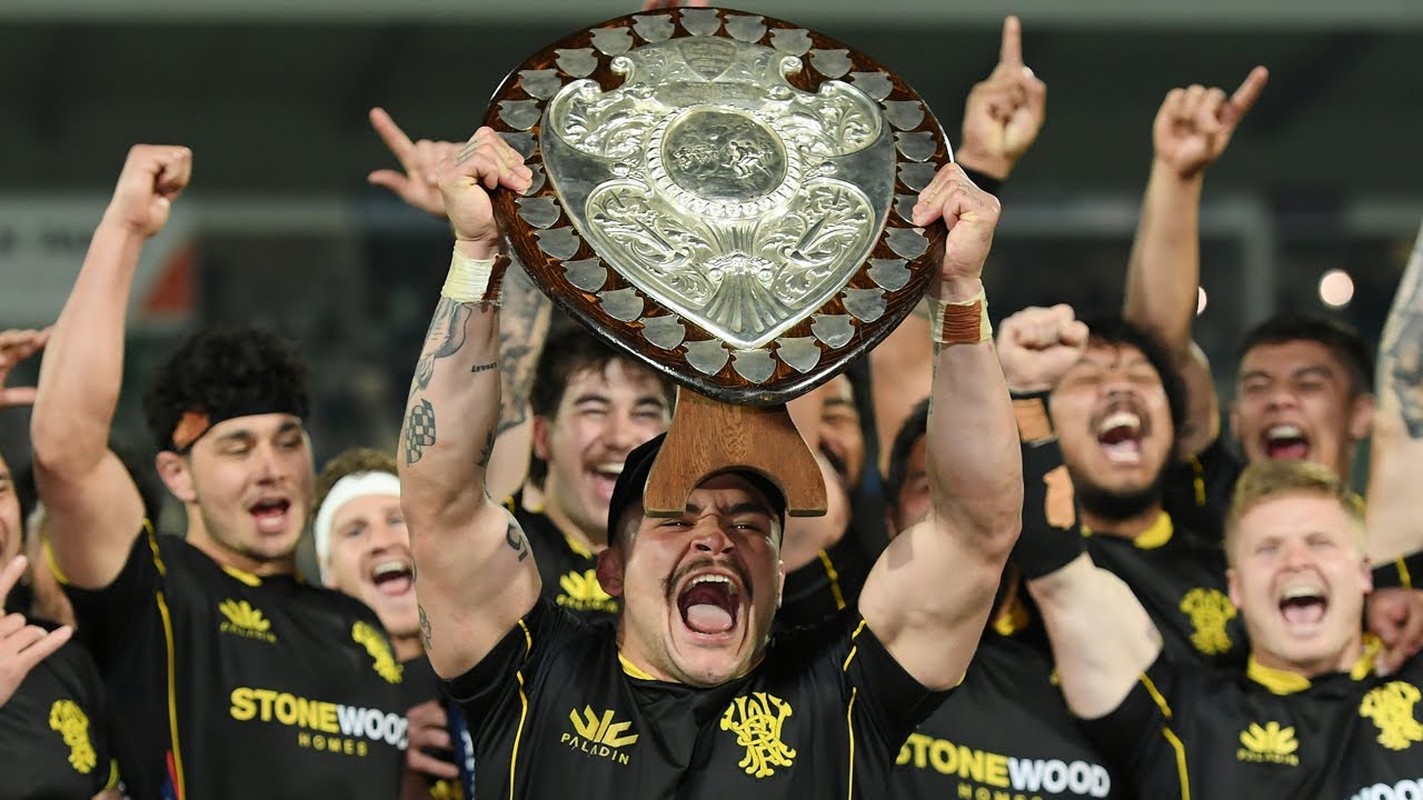 Lions unleash team song to celebrate Ranfurly Shield victory - YouTube