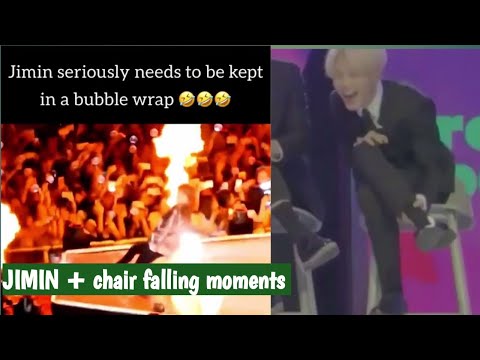 JIMIN being Clumsy chair falling moments