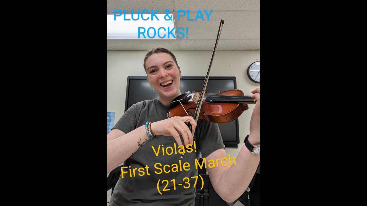 Viola First Scale March (measures 21-37!) - YouTube