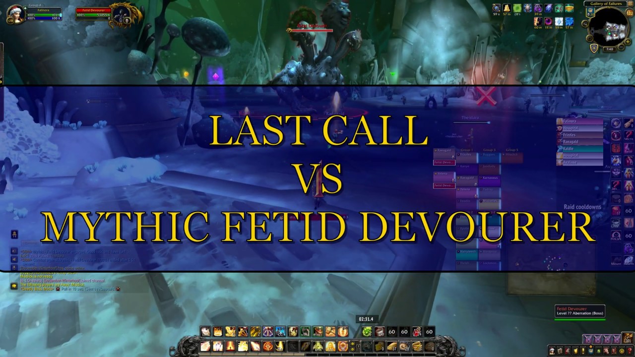 Last Call vs. Mythic Fetid Devourer [Holy Paladin POV] - YouTube