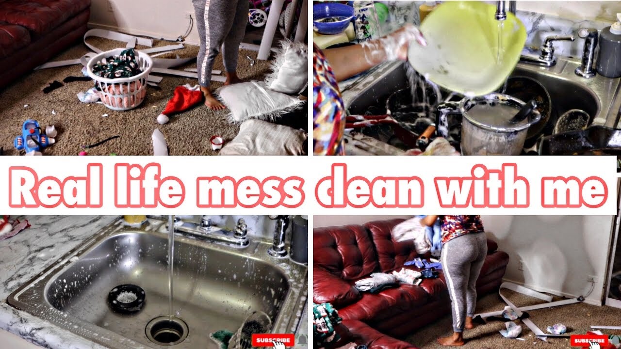 ULTIMATE REAL LIFE MESS WHOLE APARTMENT CLEANING MOTIVATION || fall ...