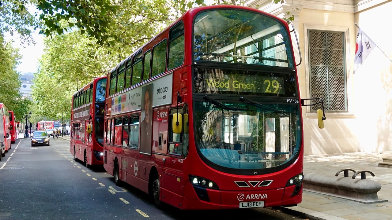 London Bus Route 29 - Trafalgar Square to Wood Green - Subtitles - YouTube