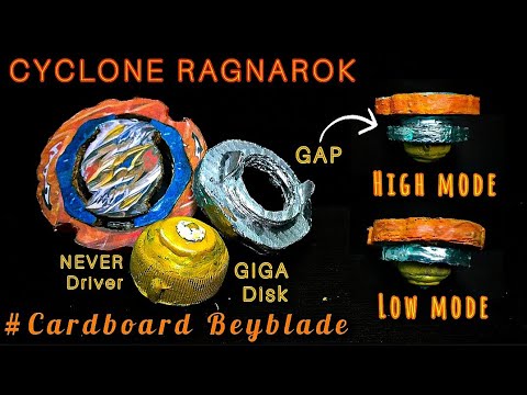 How To Make(🔥Cyclone Ragnarok🔥) From Cardboard | Giga Disk and Never ...