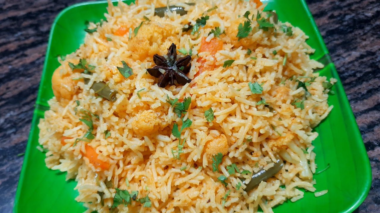 Gobi Pulao Recipe | Cauliflower pulao recipe | How to make Cauliflower ...