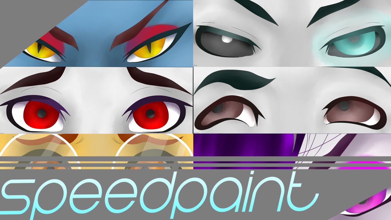 Mouse speedpaint-Undertale-Eyes of the characters - YouTube
