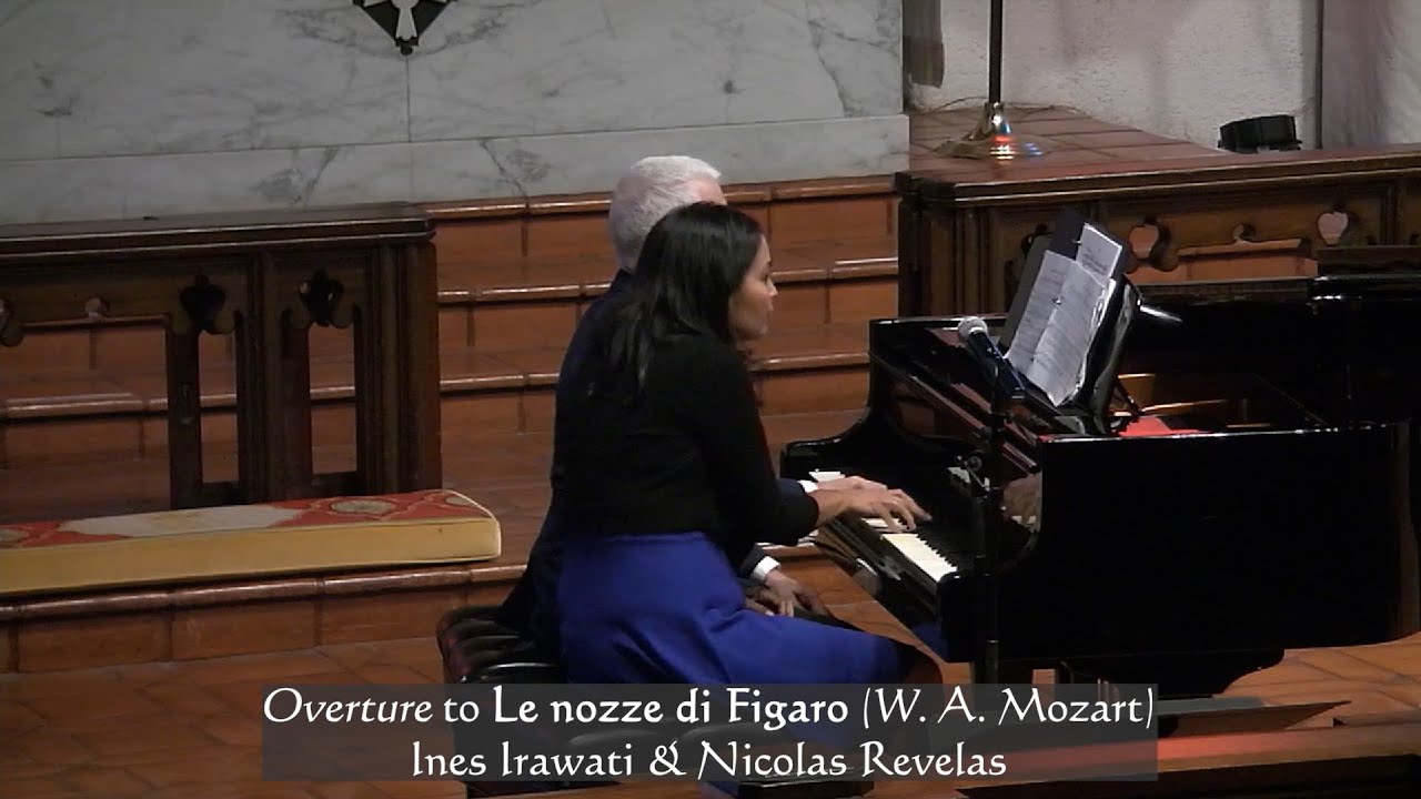 Le nozze di Figaro Overture with Nicolas Reveles and Ines Irawati - YouTube