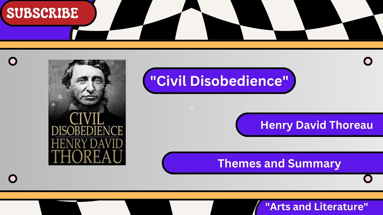 Themes of "Civil Disobedience" By Henry David Thoreau | # ...