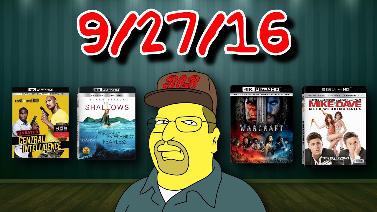 New Blu-Ray , DVD Shopping Guide For 9/27/16 - YouTube