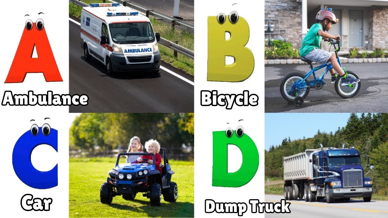 Vehicles ABC Song | Vehicles Alphabet Song | Phonics for Kids ...