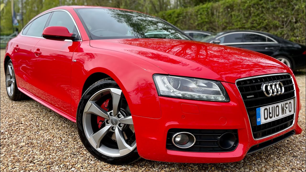 STUNNING HIGH SPEC 🍒RED AUDI A5 S-LINE - YouTube
