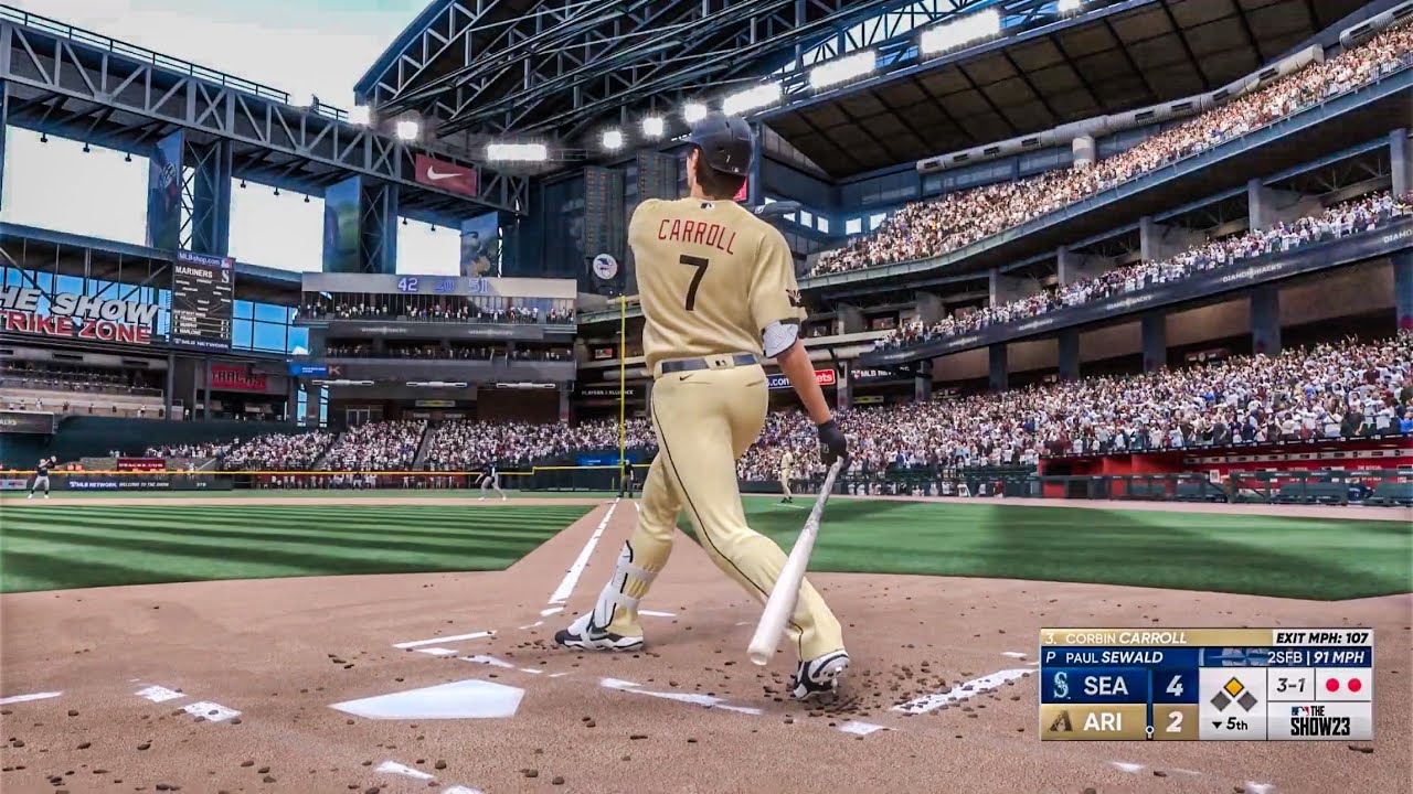 Arizona Diamondbacks vs Seattle Mariners 7/29/2023 MLB The Show 23 ...