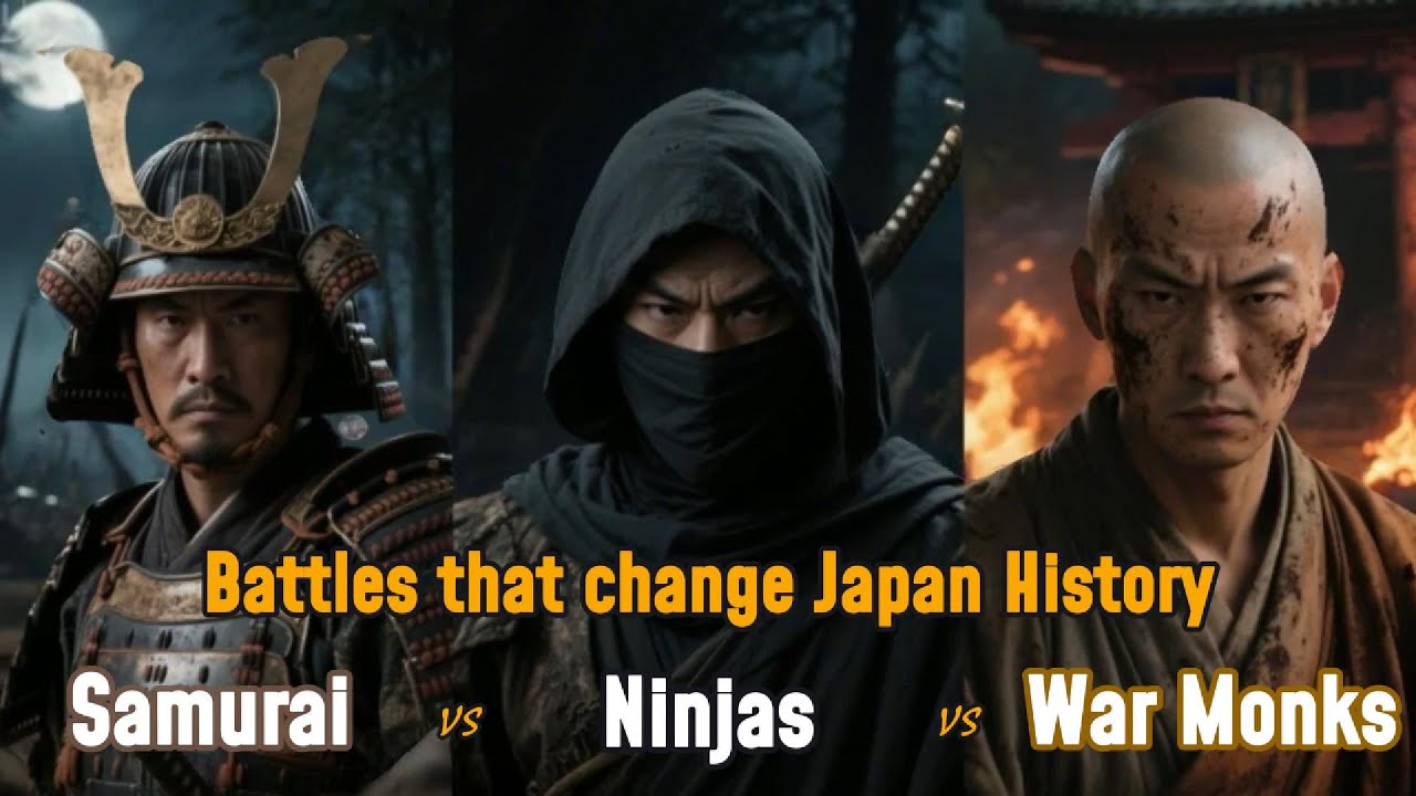 Samurai vs Ninjas vs War Monks The Untold Battles That Changed Japanese ...
