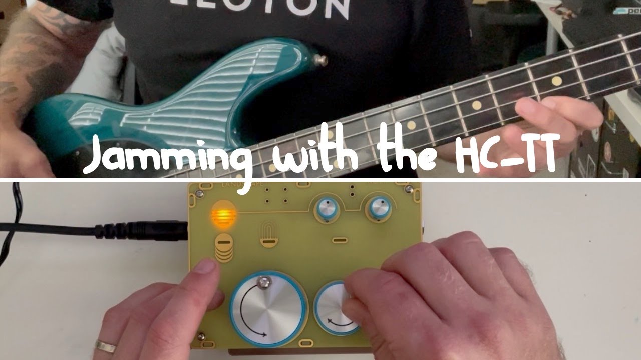 Jamming with the Landscape HC-TT (bass, keyboard, drums) - YouTube