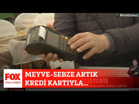 Meyve-sebze artık kredi kartıyla... 19 Nisan 2022 Selçuk Tepeli ile FOX Ana Haber