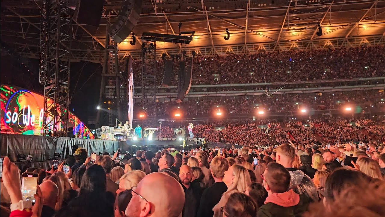 COLDPLAY'S WE PRAY WEMBLEY STADIUM 2025 - YouTube