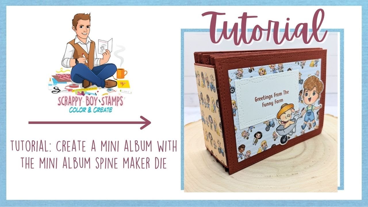 Tutorial | Create A Mini Album With The Mini Album Spine Maker Die ...