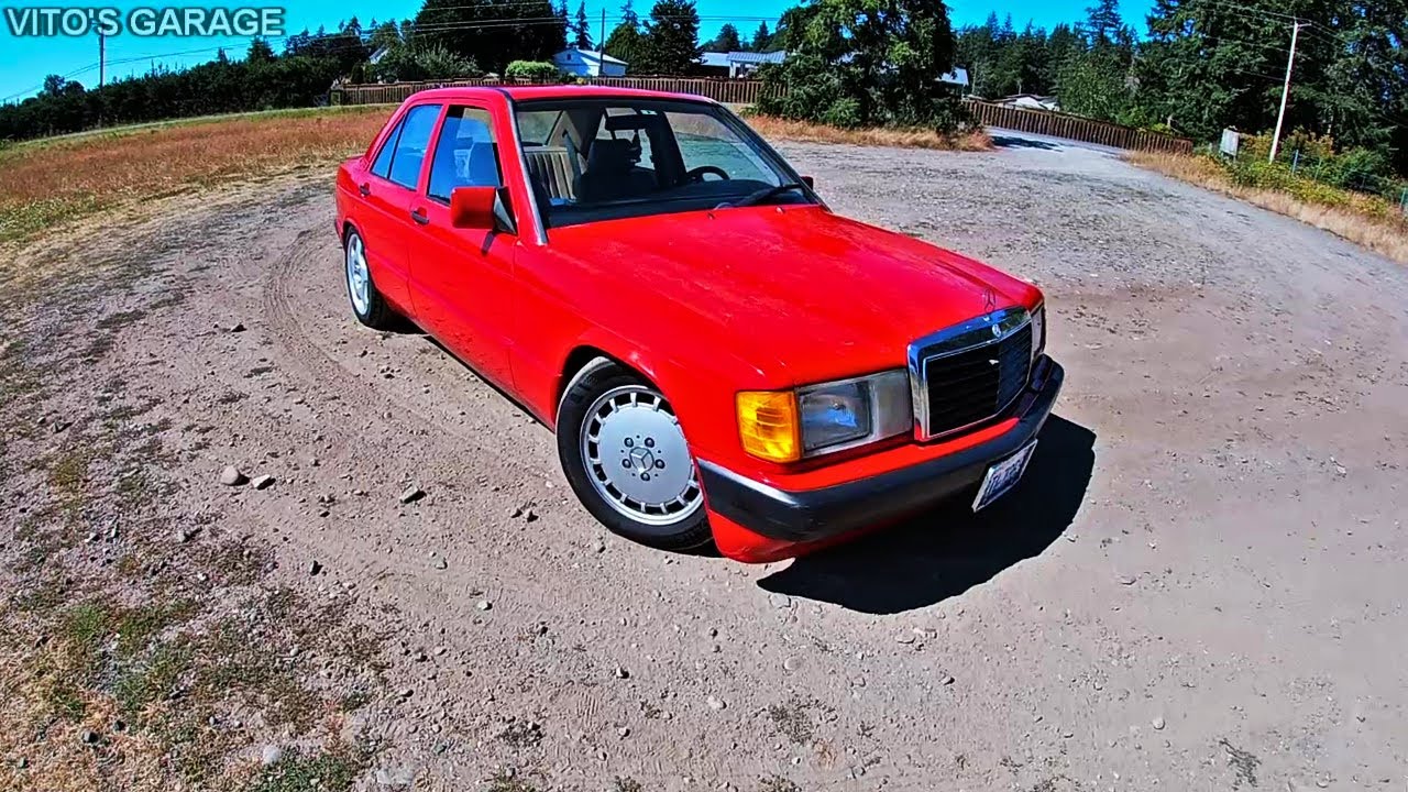 Daily Driving a Baby Benz Mercedes 190E W201! Dreams Come True! - YouTube