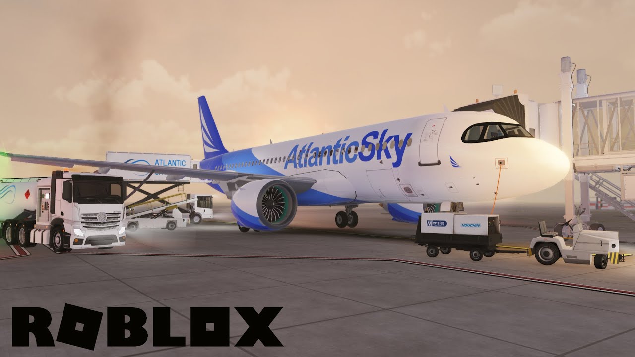 ROBLOX | Atlantic Sky Airlines Flight - YouTube