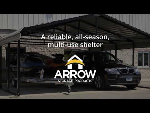 Product Introduction: Arrow Carport (20ft. x 20ft. x 7ft.)