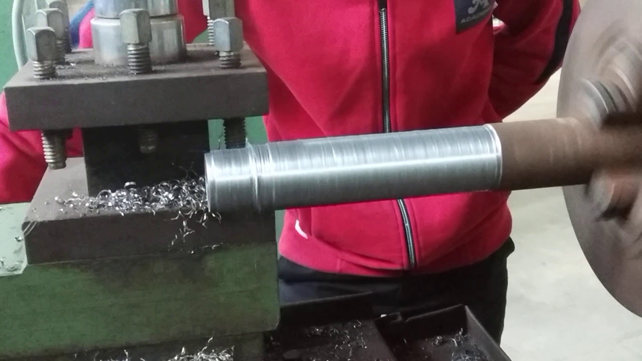 LETH MACHINE PAR JOB KO CUTTING KARANA - YouTube