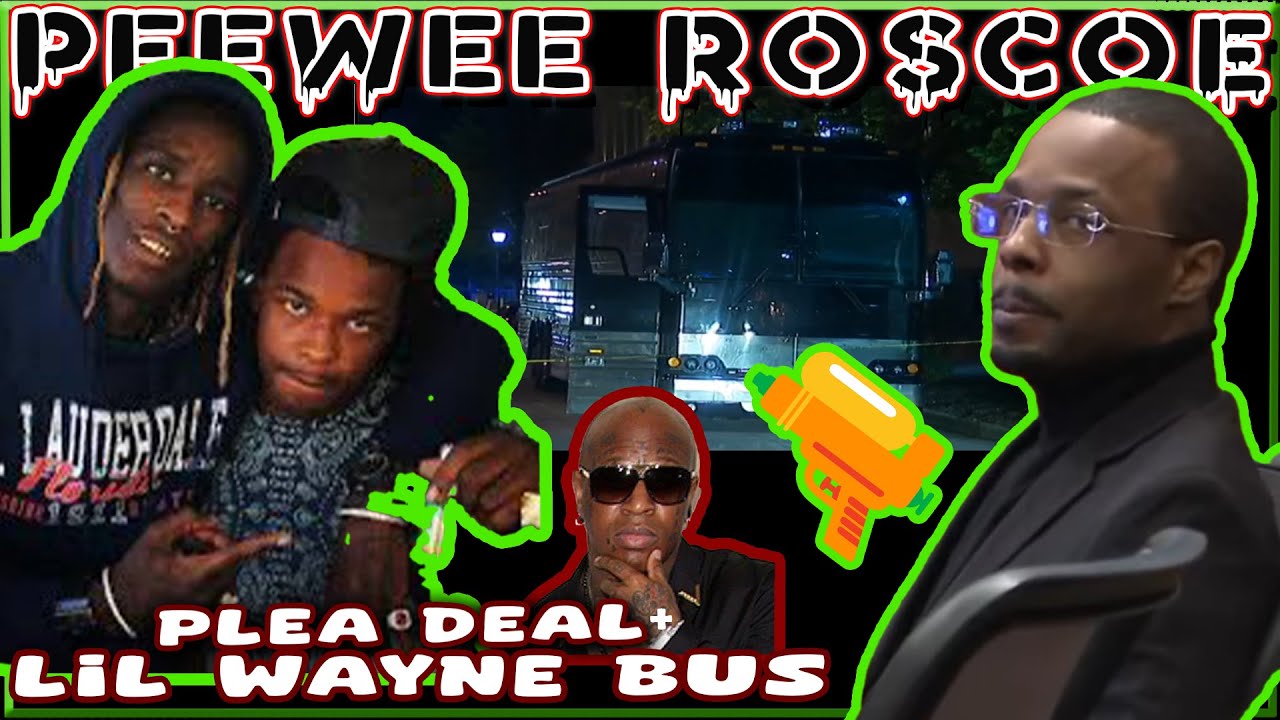 YSL Peewee Roscoe | Lil Wayne's Tour Bus | Takes Plea - YouTube