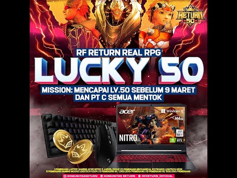 🔴[ LIVE ] RF Return RPG 50 (OBT 9 Januari 2023) LANJUT HUNTING CORA - YouTube
