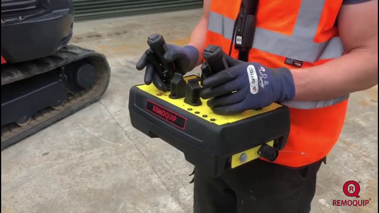 How To Operate Remoquip Remote Control Machines - YouTube