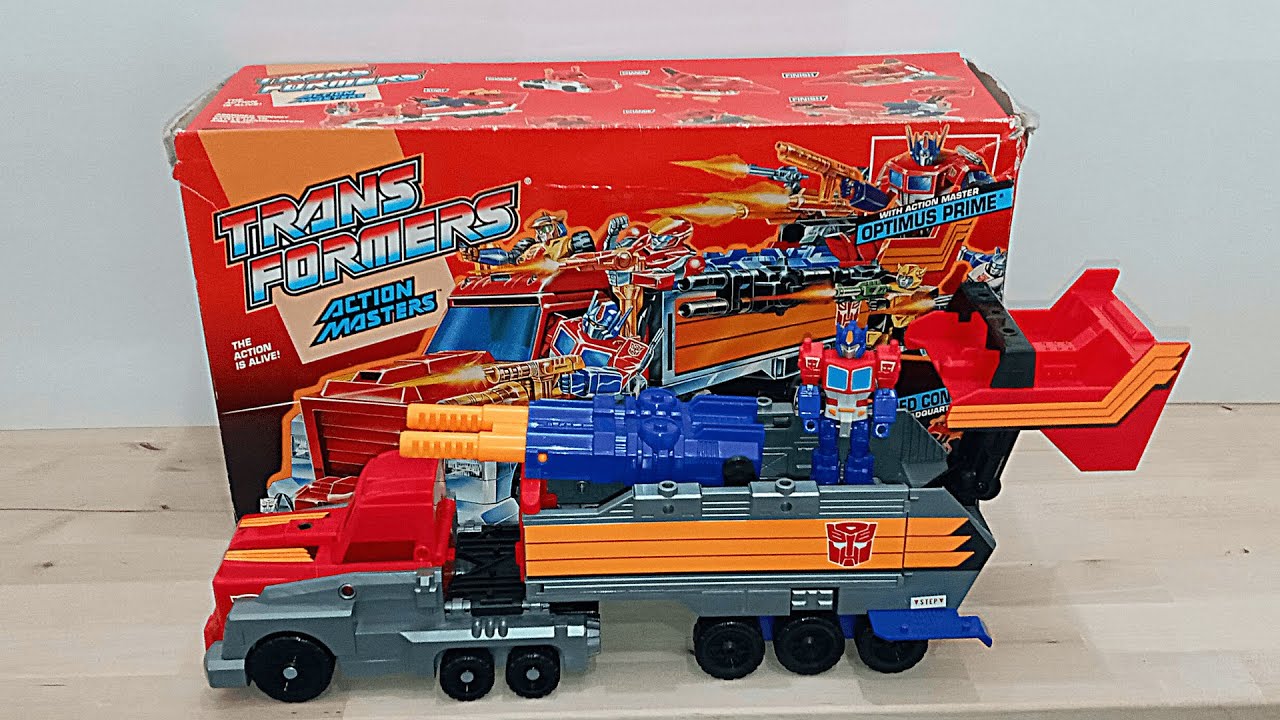 MIB 1990 Transformers G1 Action Master Optimus Prime review - YouTube