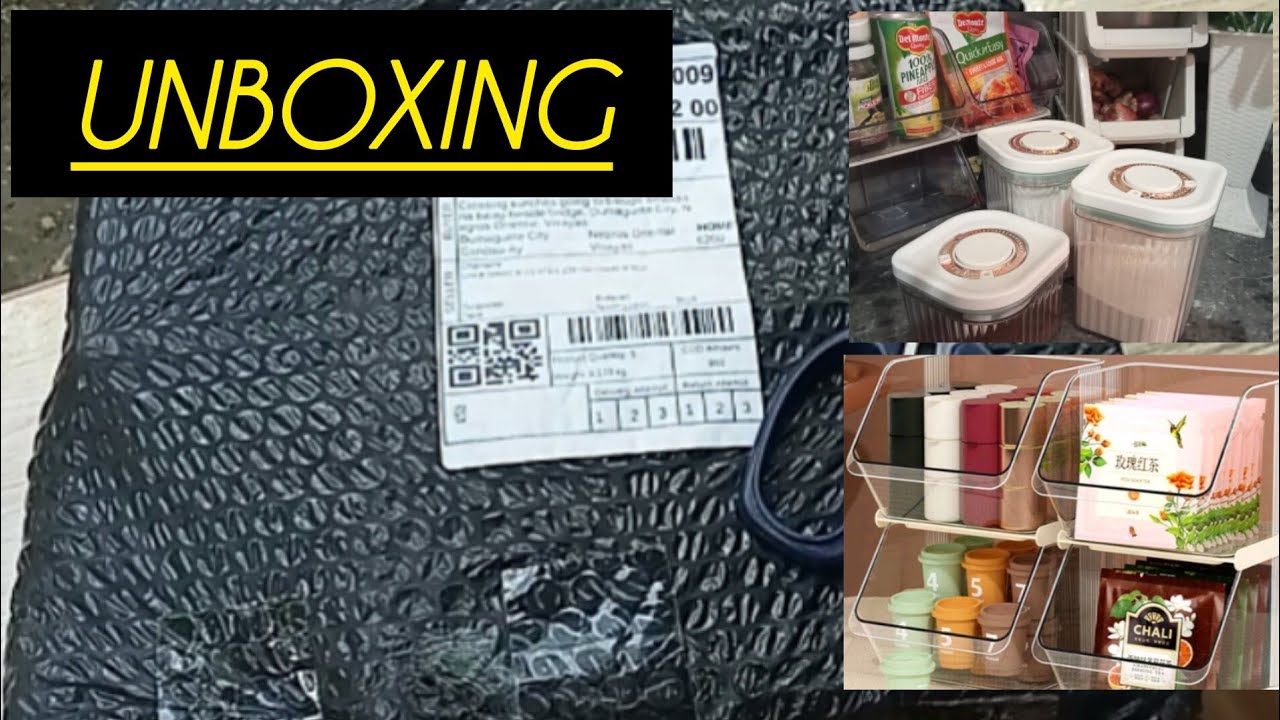 UNBOXING Shoppee Beautiful storage Container @Arlenesjourneyofficial ...