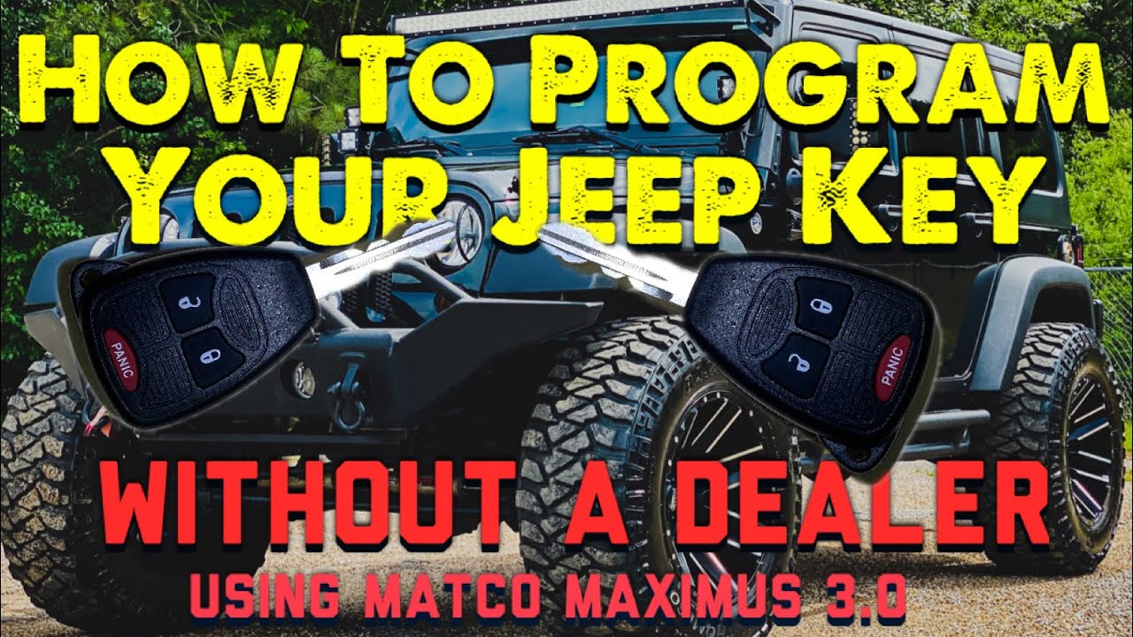 How To Program a Jeep Key Without Taking It To A Dealership We Use The ...