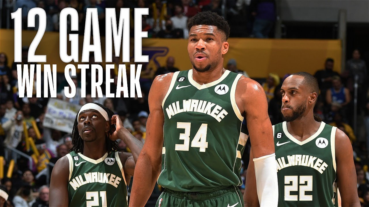The BEST MOMENTS From The Milwaukee Bucks 12 Game Win Streak 🔥 - YouTube
