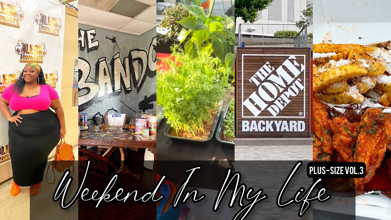 Weekend In My Plus Size Life| Plus-Size Vlog| My 1st Gold's| Home Depot ...