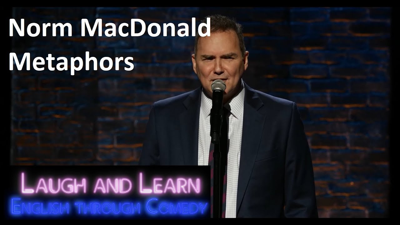Laugh and Learn English: Norm MacDonald - Metaphors - YouTube