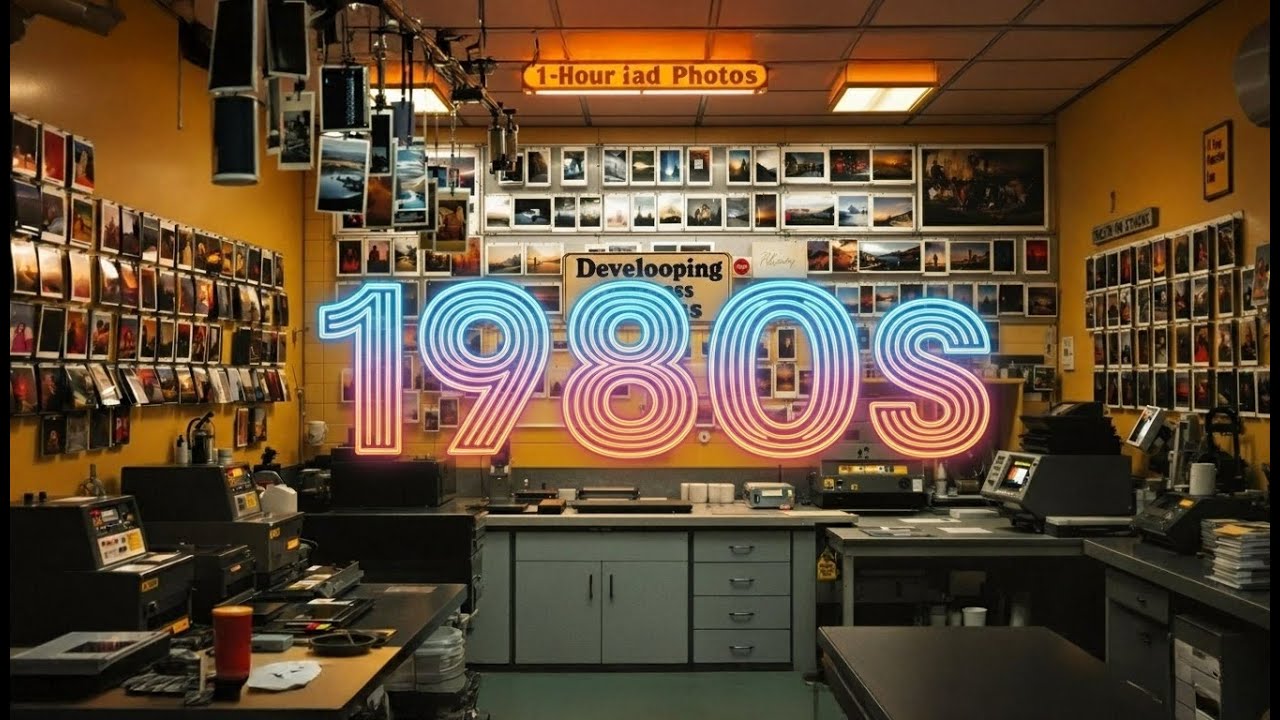 🎞️ 1-Hour Photo Lab in the 1980s 📸 Retro Analog Nostalgia & Chillwave ...