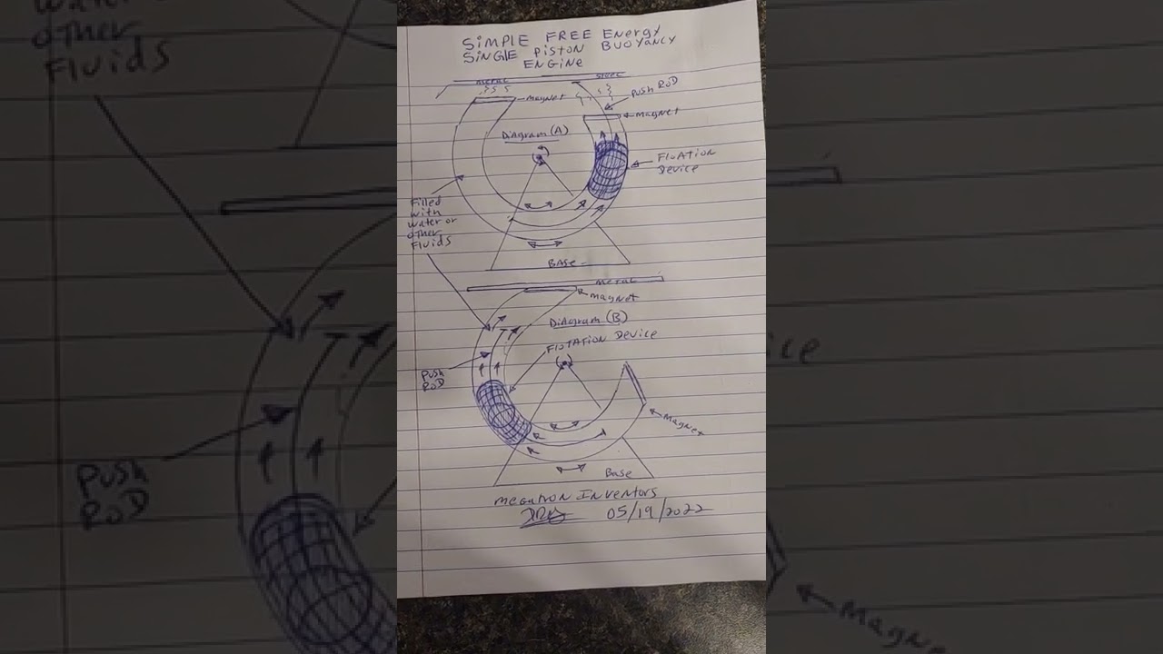 " FREE ENERGY " SIMPLE SINGLE PISTON WATER BOUYANCY ENGINE 2022 - YouTube