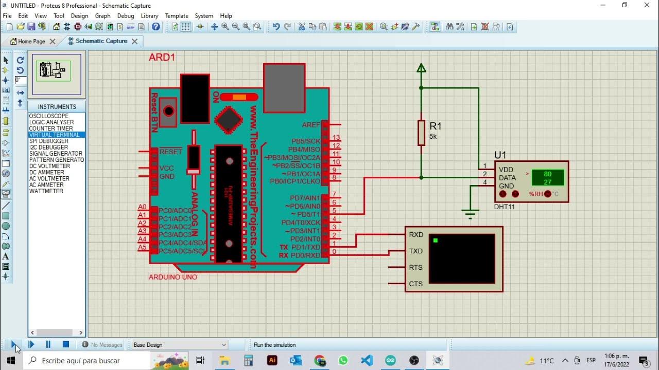 SENSOR DE TEMPERATURA Y HUMEDAD DHT11 & ARDUINO - YouTube